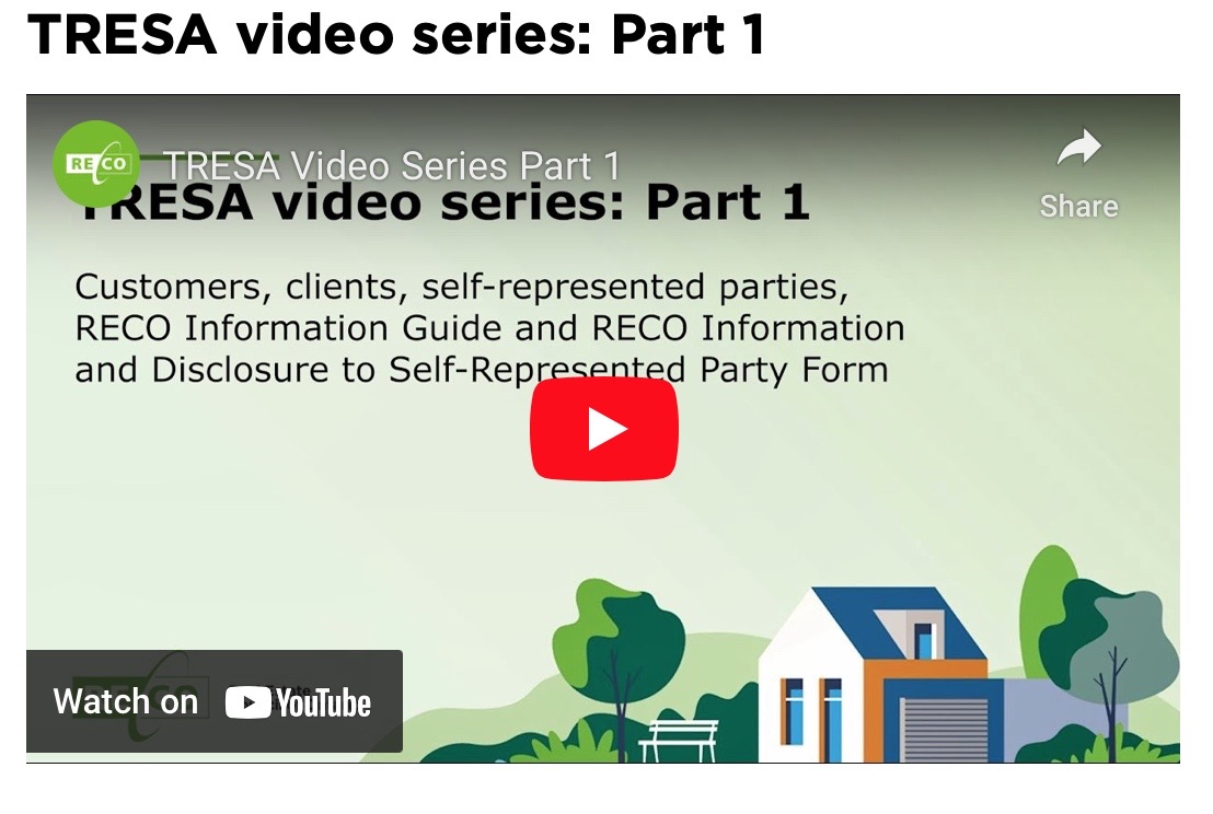 TRESA Video series: Part 1 of 4. - Park Your License